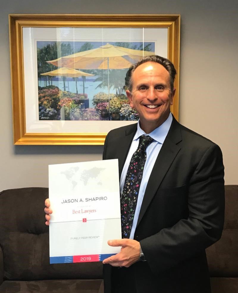 Jason Shapiro Named One of the Best Lawyers in America... Again ...